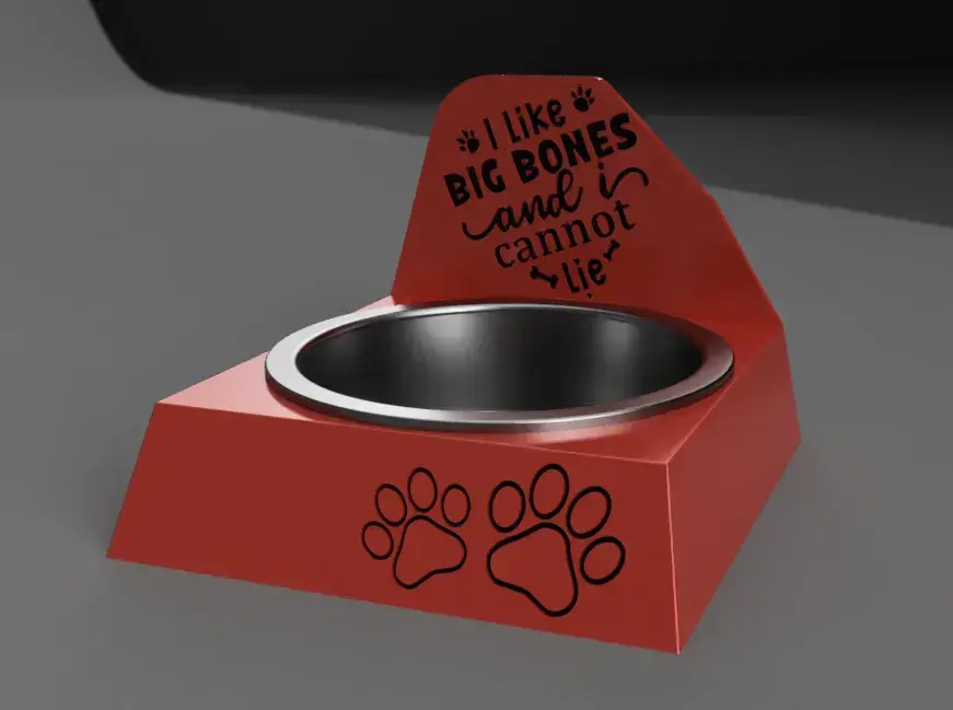 Free 3D file Dog Bowl 🐕 ・3D printing design to download・Cults