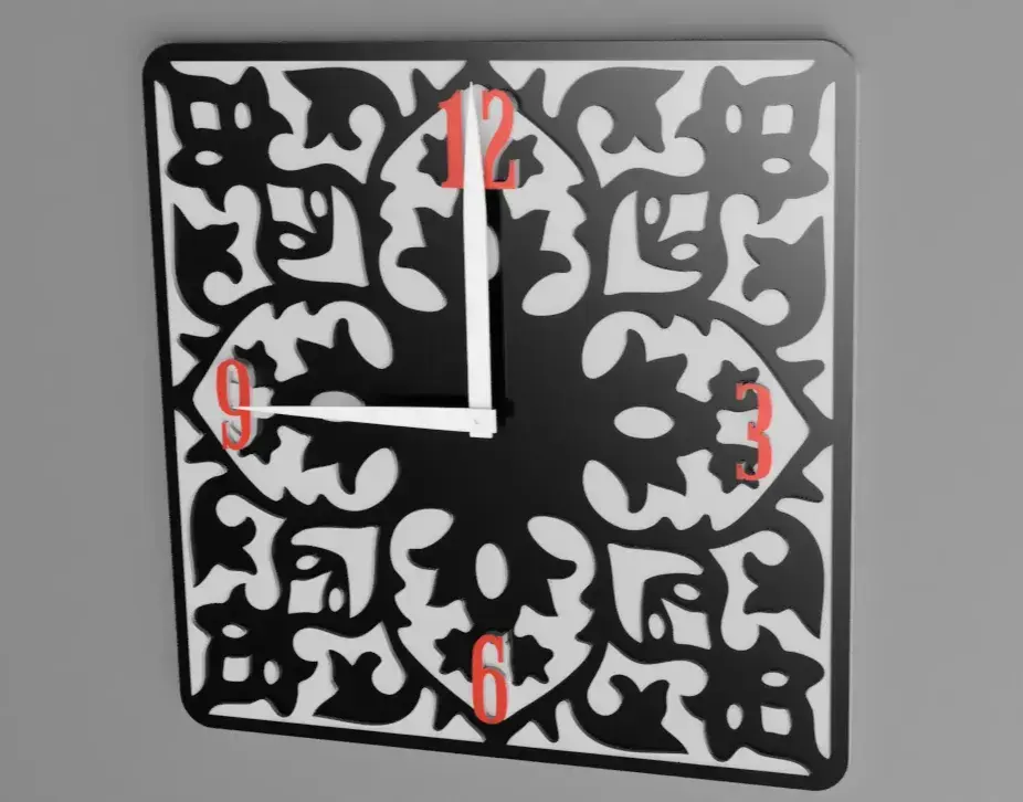Free 3D file Wall Clock 🕰️ ・3D printing template to download・Cults