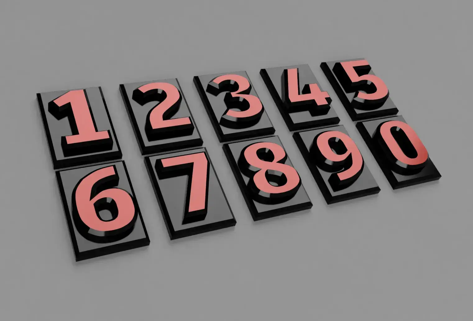 Free 3D file Numbers 🔢 ・Object to download and to 3D print・Cults