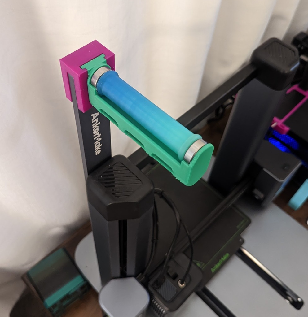 Free STL file AnkerMake M5 Frictionless Filament Holder 🪢 ・3D printer ...