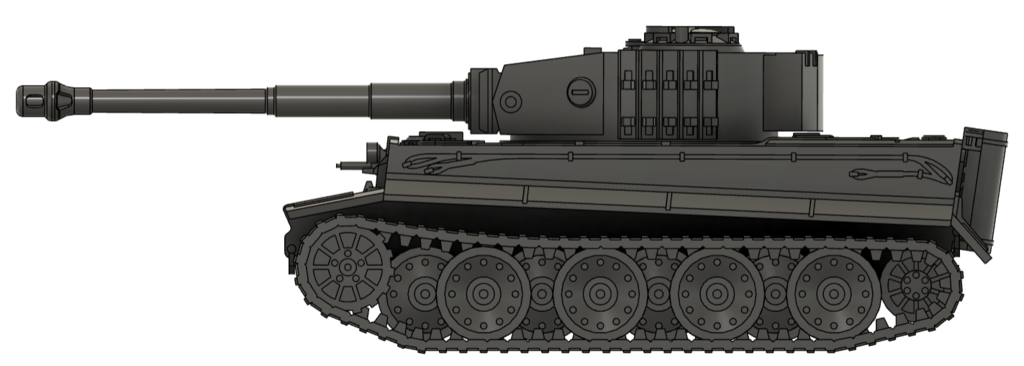 🐅 Armored Fighting Vehicle VI Tiger 1 Ausf. E- Version 2・Free STL File ...