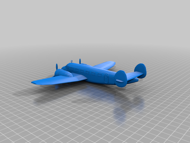🇲🇬 Madagascar 2 Lockheed Model 10 Electra・Free STL File for ・Cults