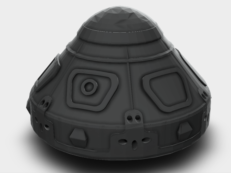 🚀 The Martian MAV Command Pod・Free 3D File for ・Cults