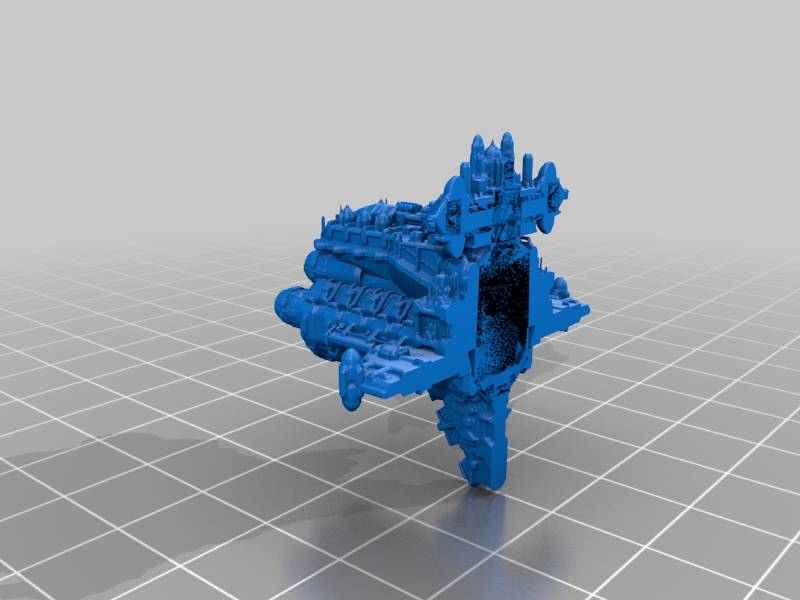 ⚔ Imperial Overlord-Class Battlecruiser・Free STL File for ・Cults