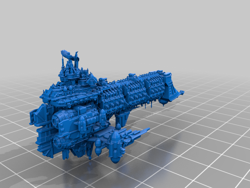 ⚔ Imperial Retribution-Class Battleship・Free STL File for 3D printing・Cults