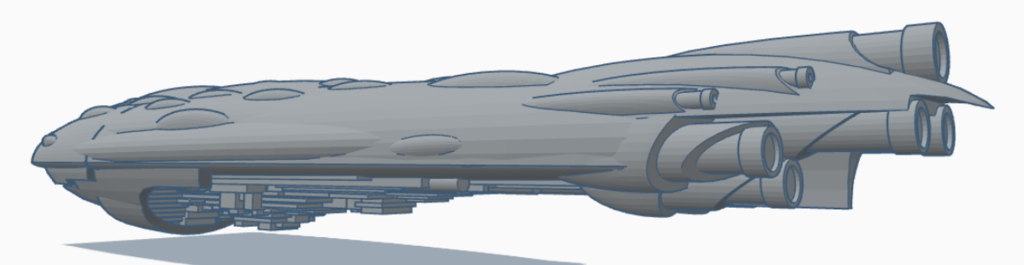 🚢 Simple MC 85 Starcruiser・Free 3D File for ・Cults