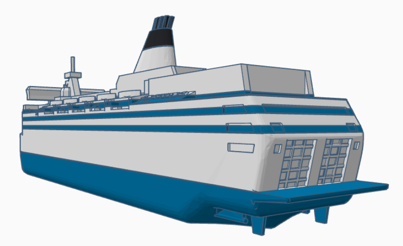 🇪🇪 Simple MS Estonia・Free 3D File for ・Cults