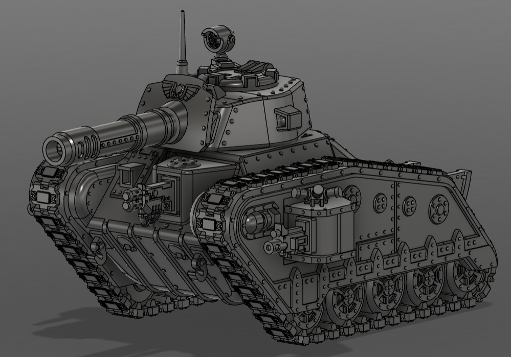 Arquivo grátis 3D Spiritbreaker - Tanque de batalha médio imperial 🎲 ...
