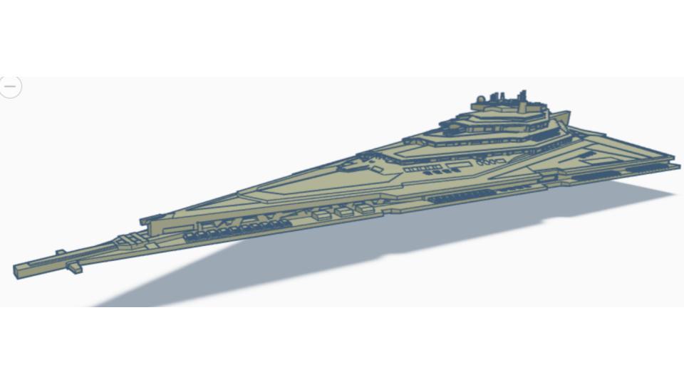 ⭐ Finalizer- Resurgent Star Destroyer Version 2.0・Free 3D File for ・Cults