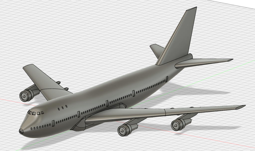 免费 3D 文件 Boeing 747-100 🛩️ ・可下载 3D 打印模型・Cults