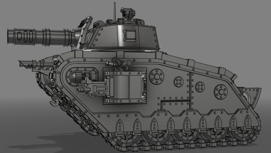 Free 3D file Spiritbreaker- Imperial Medium Battle Tank 🪖 ・3D printable object to download・Cults