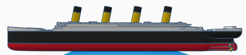 👴 Simple RMS TItanic・Free 3D File for ・Cults