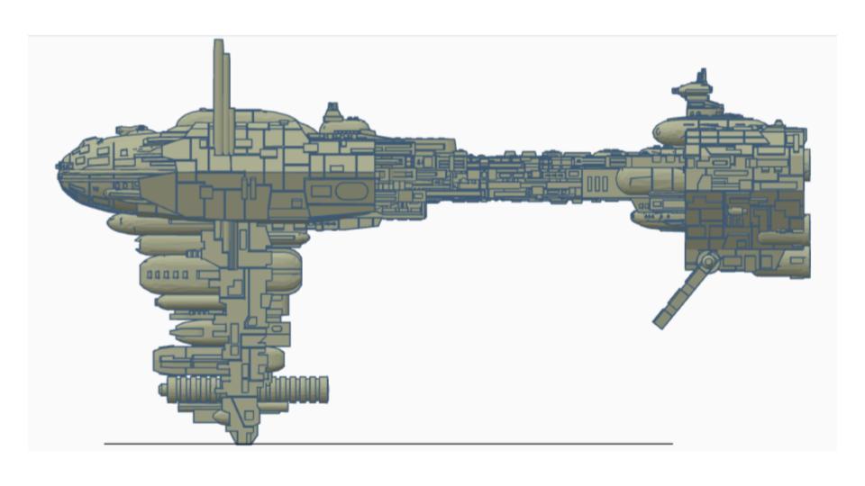 Mapa De La Fragata Médica De Star Wars