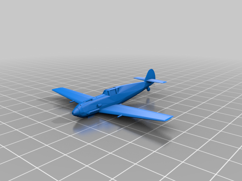 🛩️ Bf-109 E・Free 3D File for ・Cults
