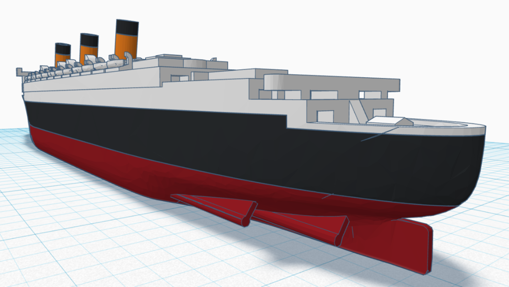 👸 Simple RMS Queen Mary・Free 3D File for ・Cults