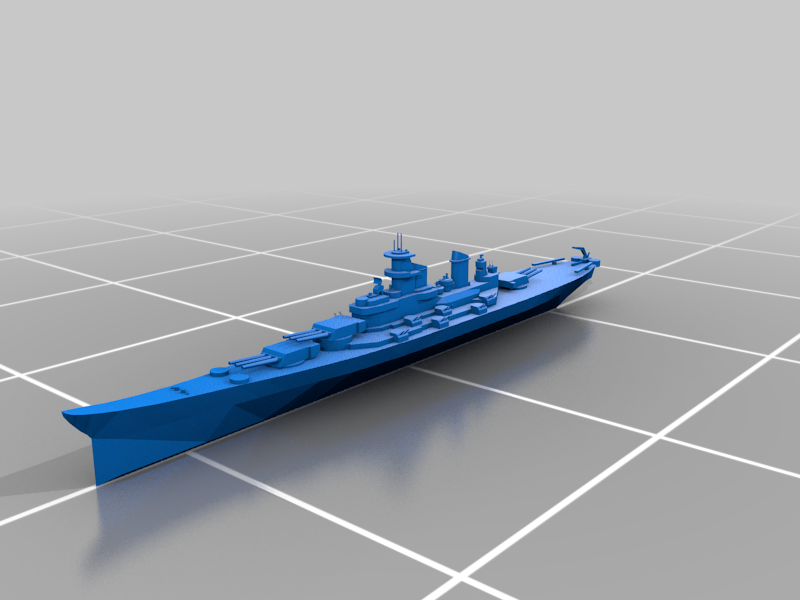 🚢 USS Iowa・Free 3D File for ・Cults