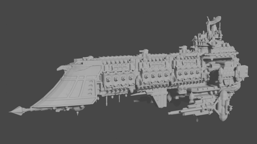 ⚔ Imperial Retribution-Class Battleship・Free STL File for 3D printing・Cults