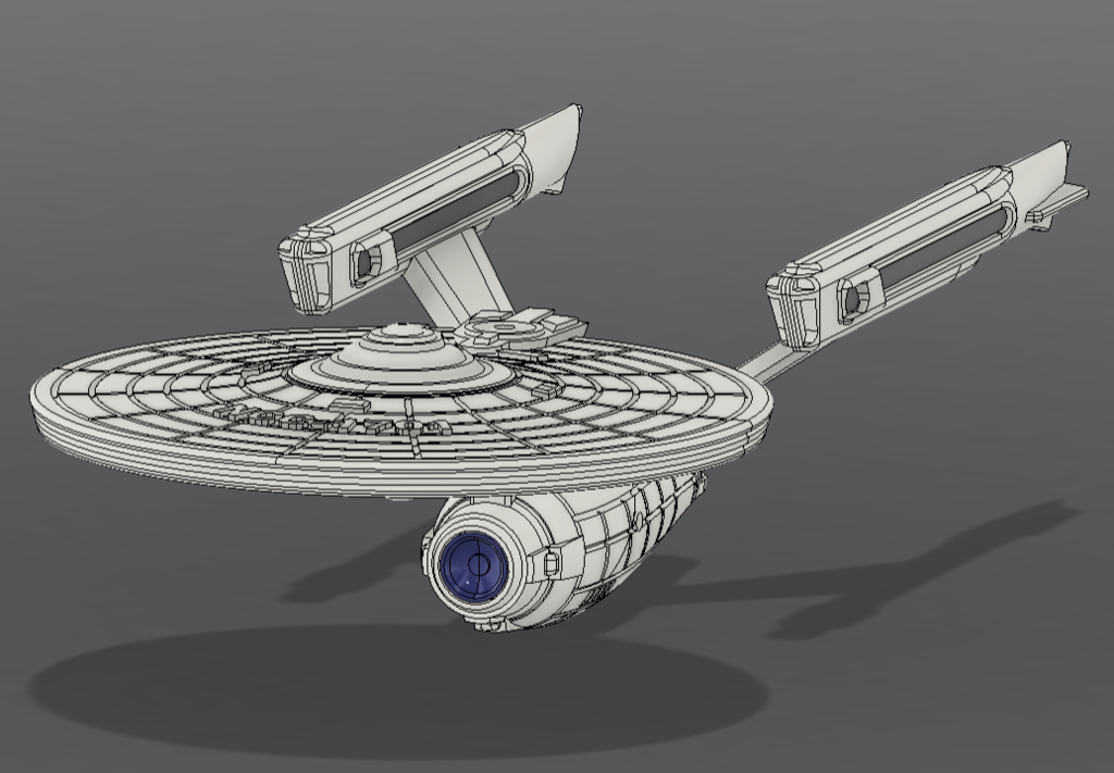 🖖 NCC-1701 USS Enterprise Refit - No Supports / Multicolor・Free STL ...