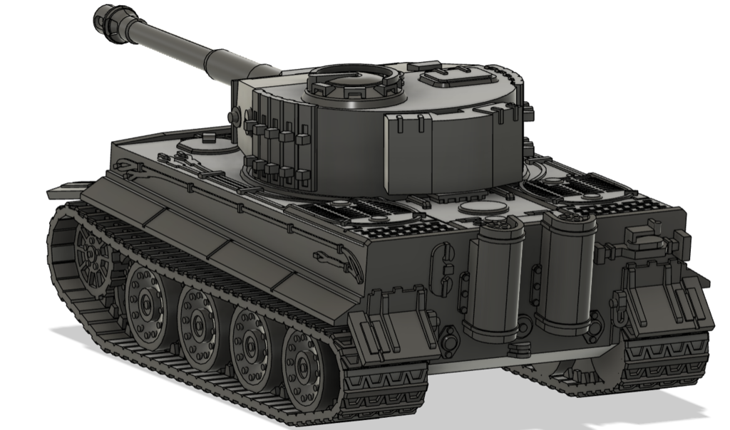 🐅 Armored Fighting Vehicle VI Tiger 1 Ausf. E- Version 2・Free STL File ...