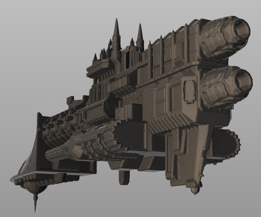 🛰 Imperial Sword-Class Frigate・Free STL File for ・Cults