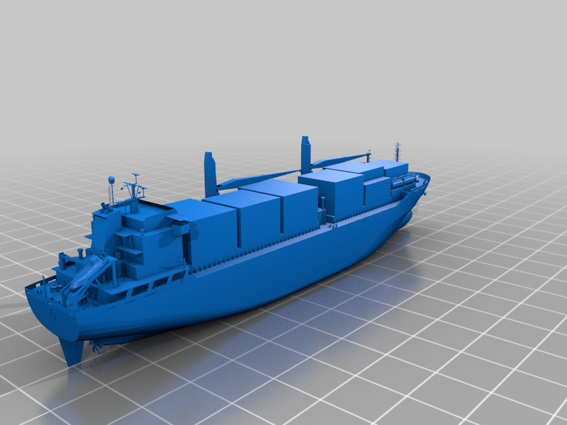 🚢 Cargo Ship Collection・Free 3D File for ・Cults