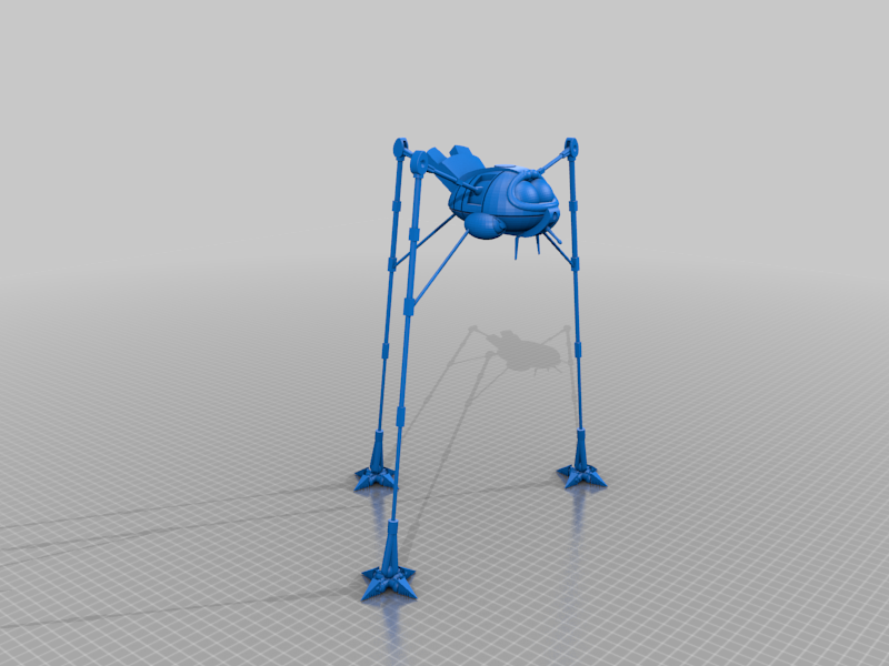 👽 1978 Martian Fighting Machine・Free 3D File for ・Cults