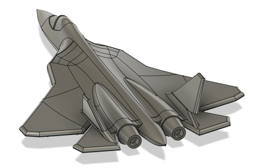 🛩️ Sukhoi SU-57・Free 3D File for ・Cults