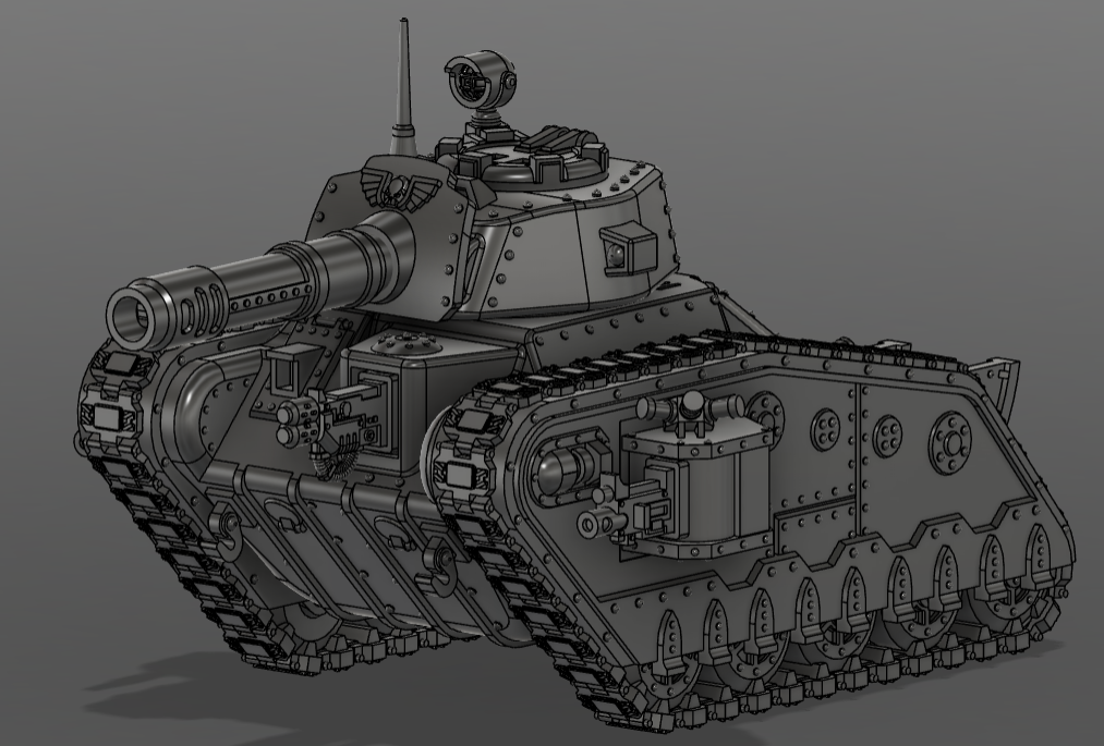 🪖 Spiritbreaker- Imperial Medium Battle Tank・Free 3D File for ・Cults
