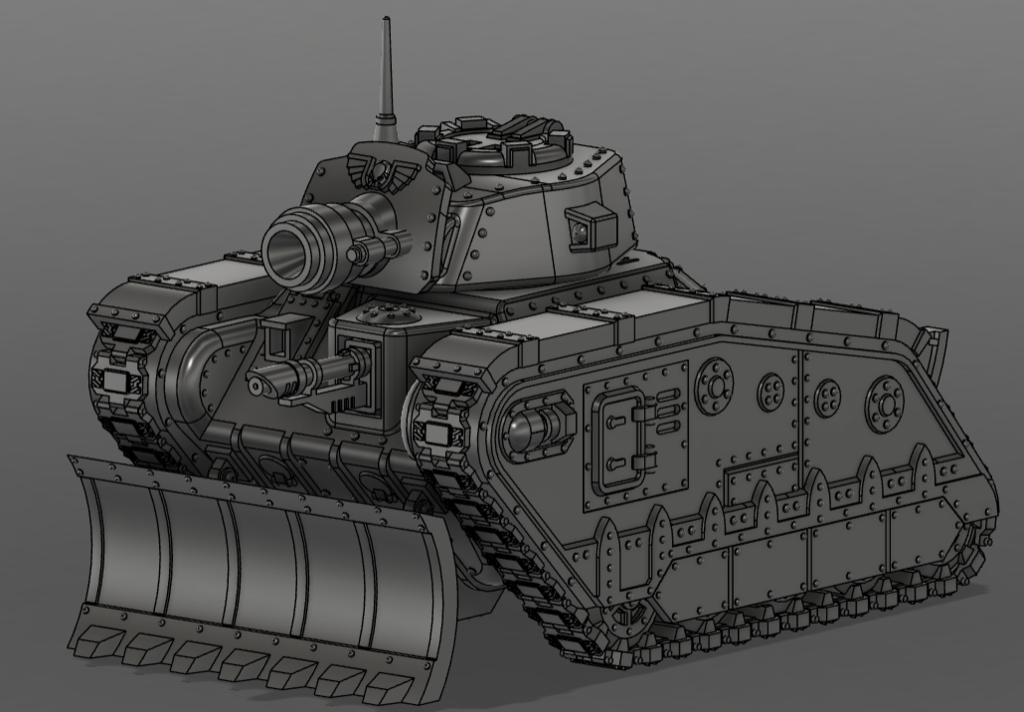 Arquivo grátis 3D Spiritbreaker - Tanque de batalha médio imperial 🎲 ...