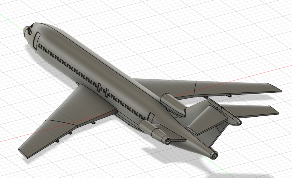 ️ Boeing 727-200・Free 3D File for ・Cults
