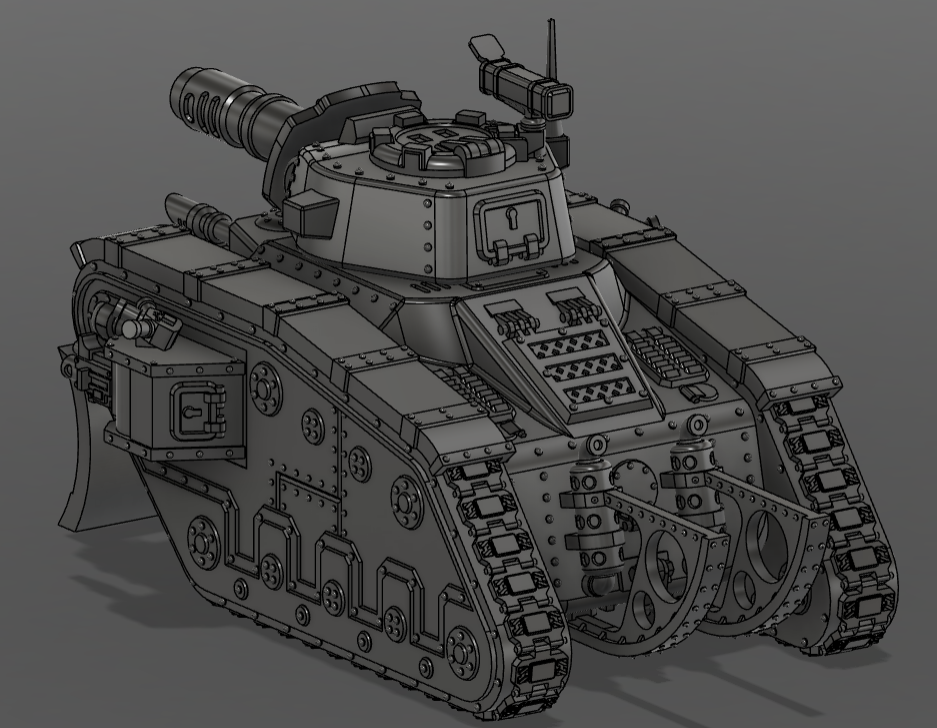 Free 3D file Spiritbreaker- Imperial Medium Battle Tank 🪖 ・3D printable object to download・Cults