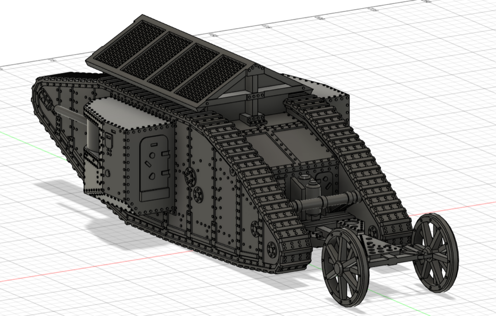 🪖 Mark I Tank- WW1・Free STL File for 3D printing・Cults