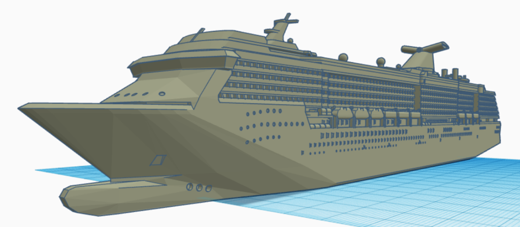 🚢 Carnival Spirit Cruise Ship・Free 3D File for ・Cults