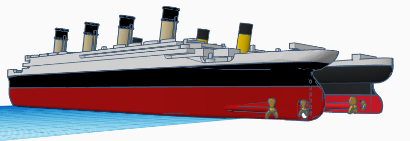 🧊 Simple RMS TItanic Version 2.0・Free 3D File for ・Cults