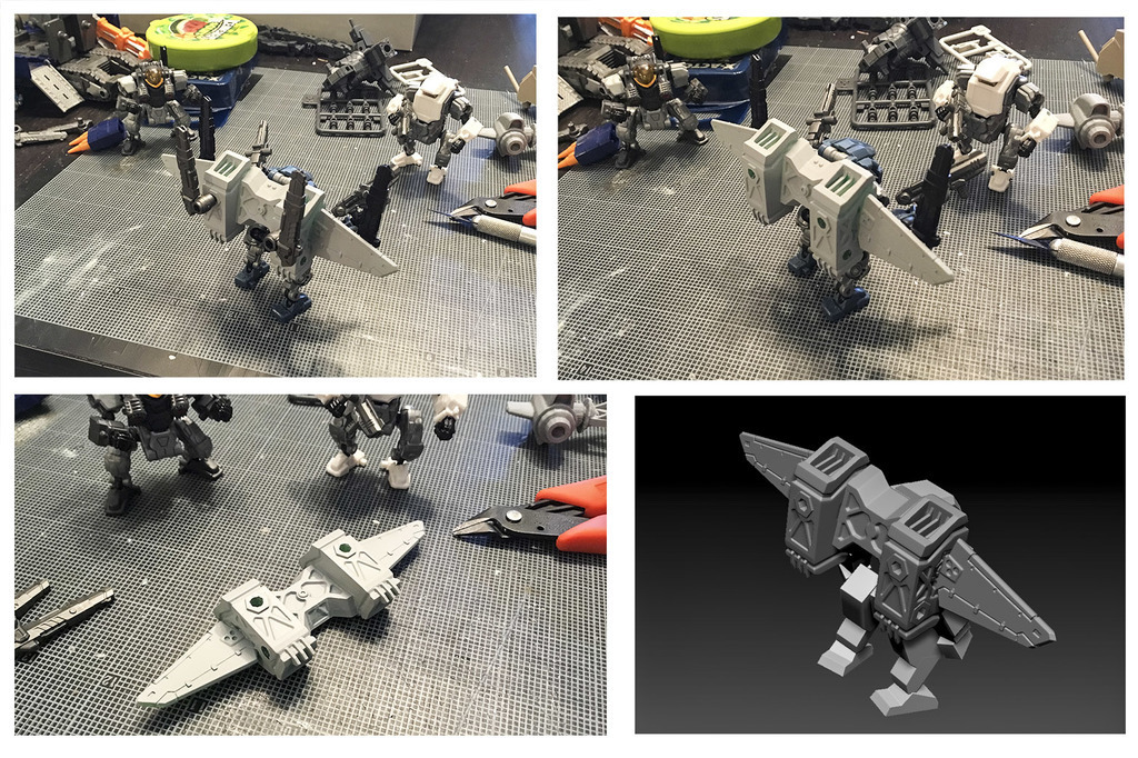 3D file Diaclone Mech Jetpack ver. 03 🧸 ・Model to download and 3D print ...