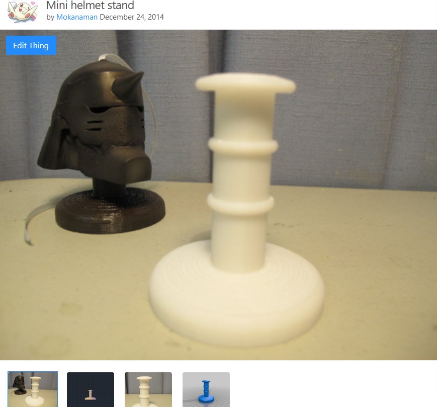 🪖 Mini helmet stand (archive)・Free STL File for ・Cults