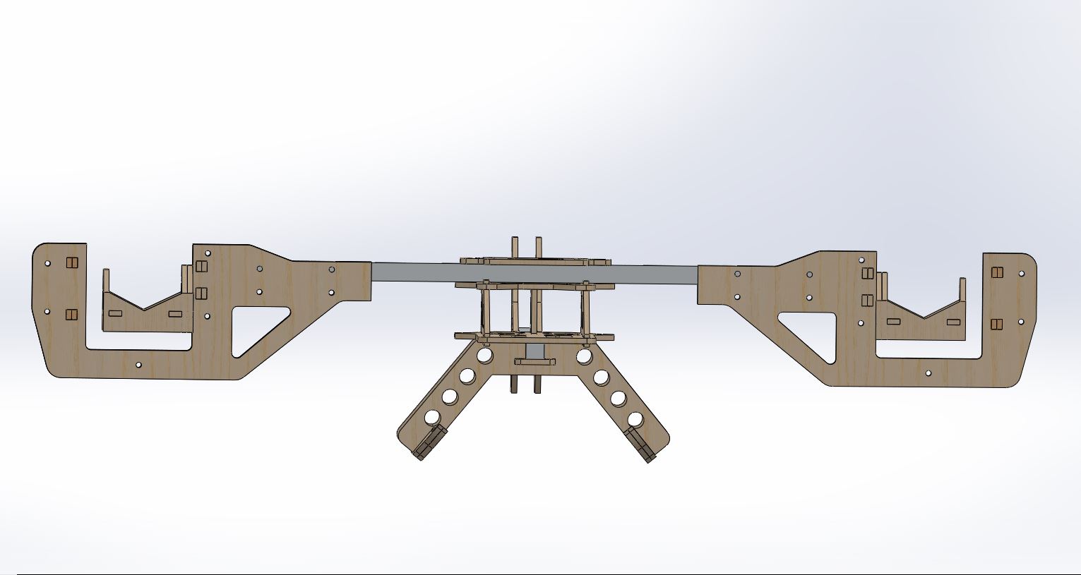 🔧 Bicopter 3D laser cut・Free STL File for ・Cults