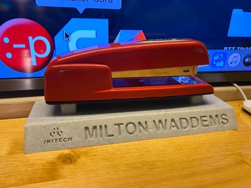Free 3D file Initech Milton Waddems 🏢 ・3D printer design to download・Cults
