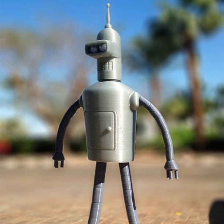 🤖 bender・Free STL File for ・Cults