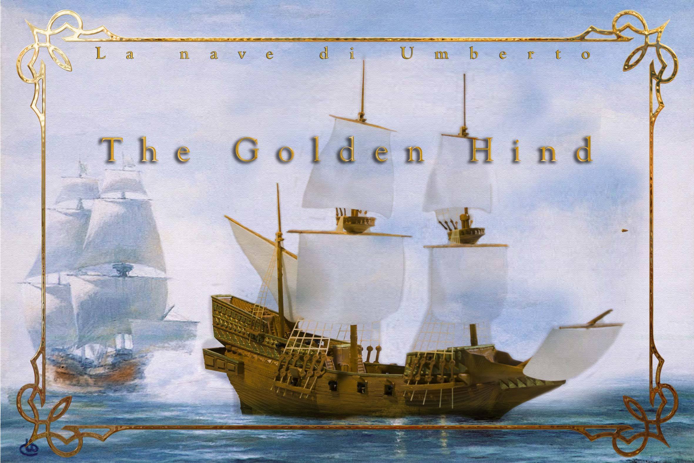 🚢 golden hind・ 3D File for ・Cults