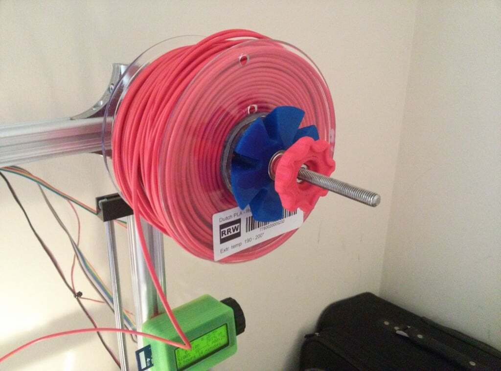 3D printed Filament coil holder for K8200・Cults