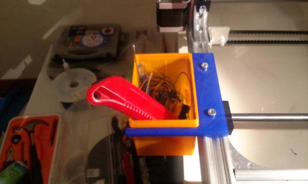 3D print Filament garbage bin for K8200・Cults