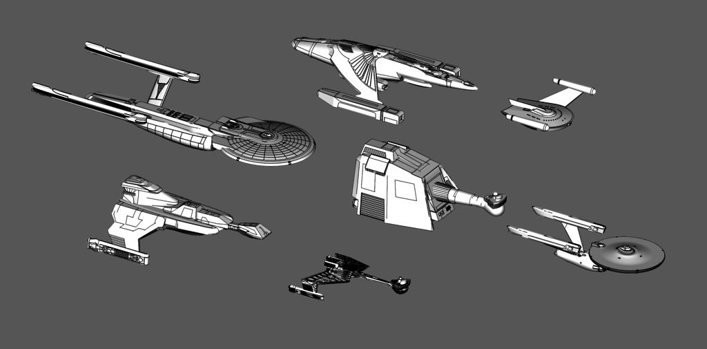⭐ FASA Battleships: Star Trek starship parts kit expansion #11・Free STL ...