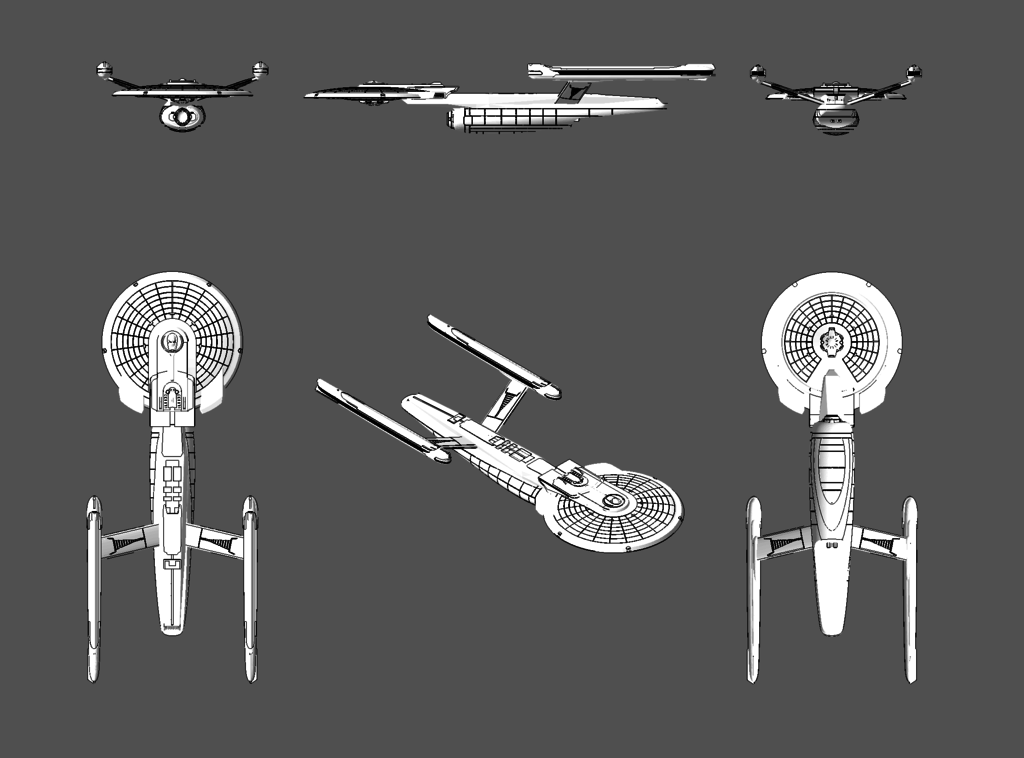 ⭐ FASA Battleships: Star Trek starship parts kit expansion #11・Free STL ...