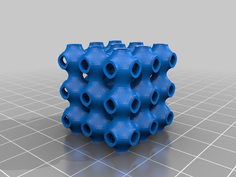 Free 3D file Low Poly Schwarz Primitive SHELL version 🐚 ・3D print ...
