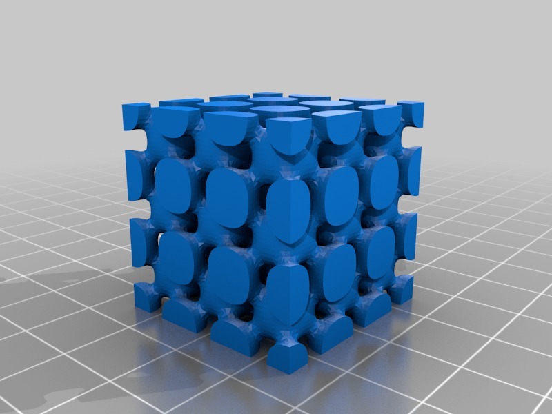 📐 Low Poly IWP surface SOLID version・Free 3D File for ・Cults