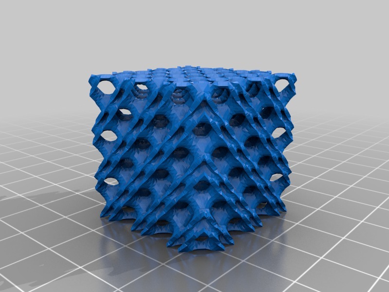 Descargar archivo 3D gratis Versión de Schwartz Diamond SHELL de baja ...