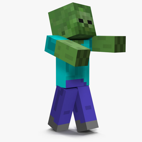 STL file Zombie Minecraft Zombie 🧟 ・3D printing model to download・Cults