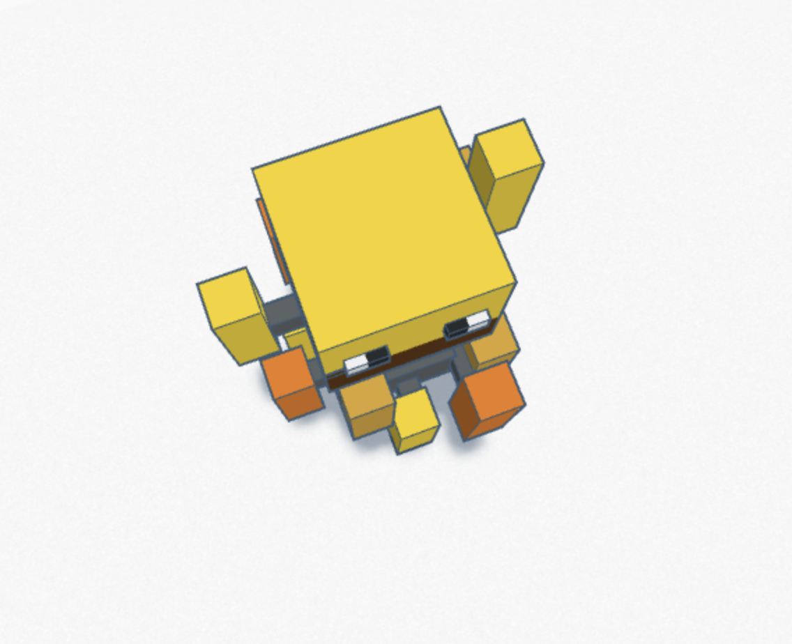 STL file Blaze minecraft Mob 🦸 ・3D printer design to download・Cults