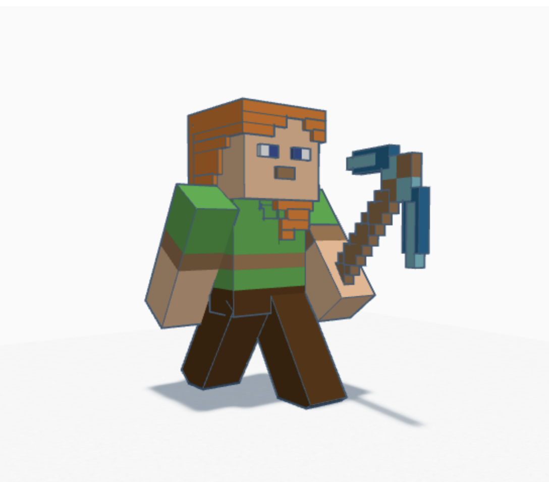 STL file Alex Minecraft Mob 🦸 ・3D printable model to download・Cults